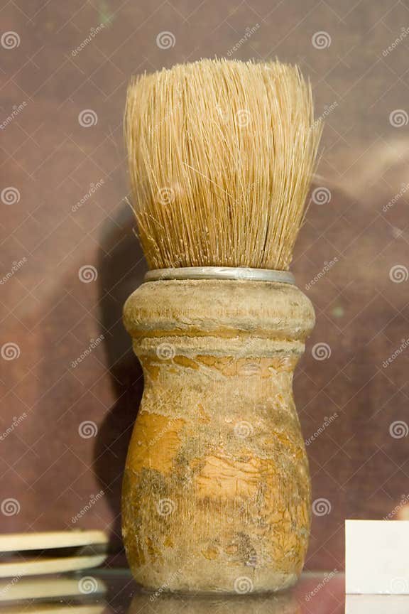 Ancient shaving brush stock image. Image of history, retro - 307959