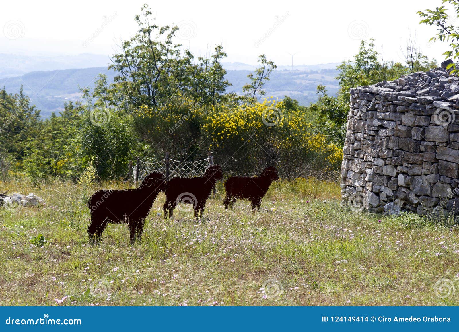 Ancient sheepfold stock photo. Image of sheepfold, stone - 124149414