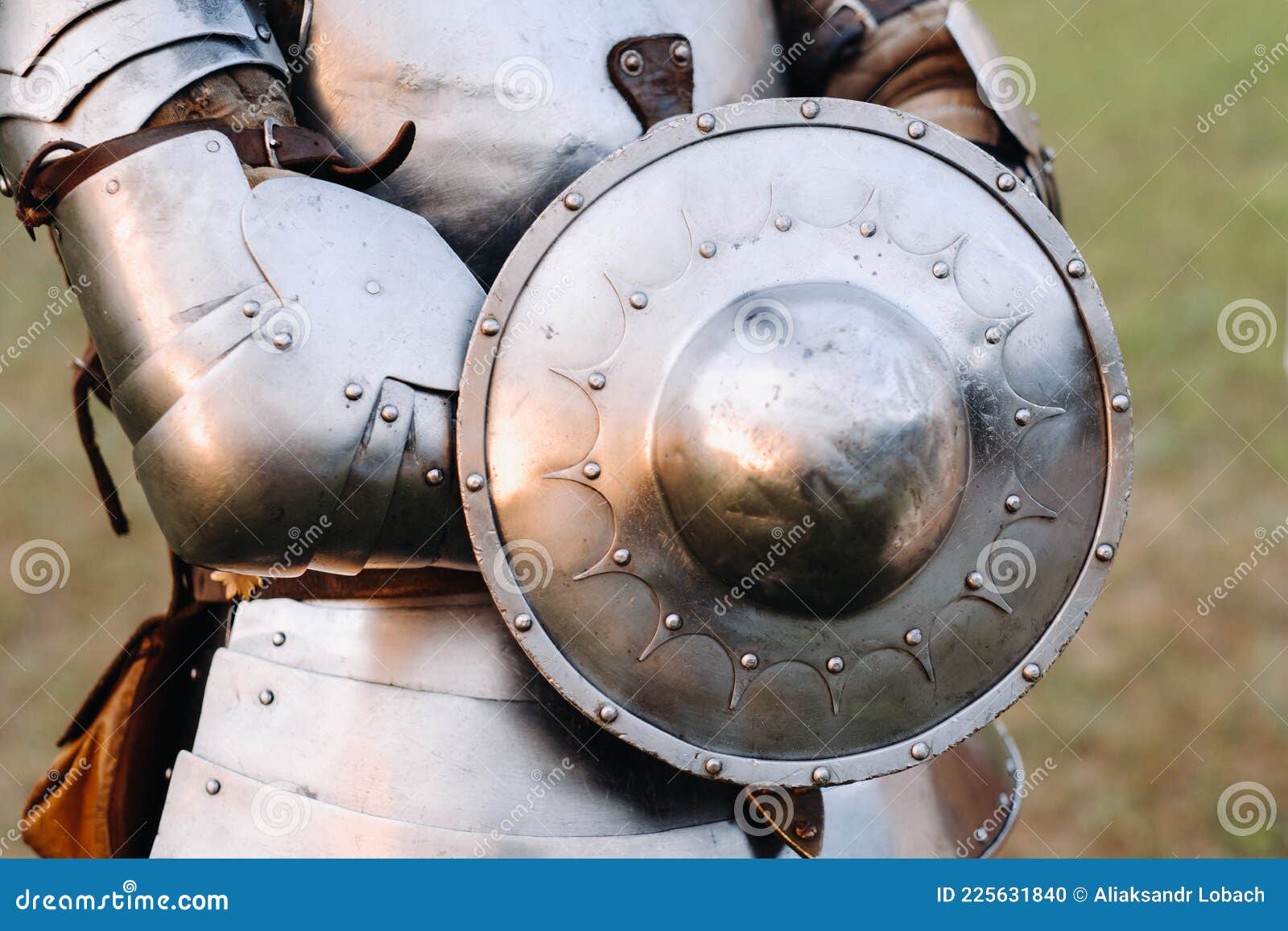 An Ancient Shield of Ancient Knight S Armor.a Medieval Concept Stock ...