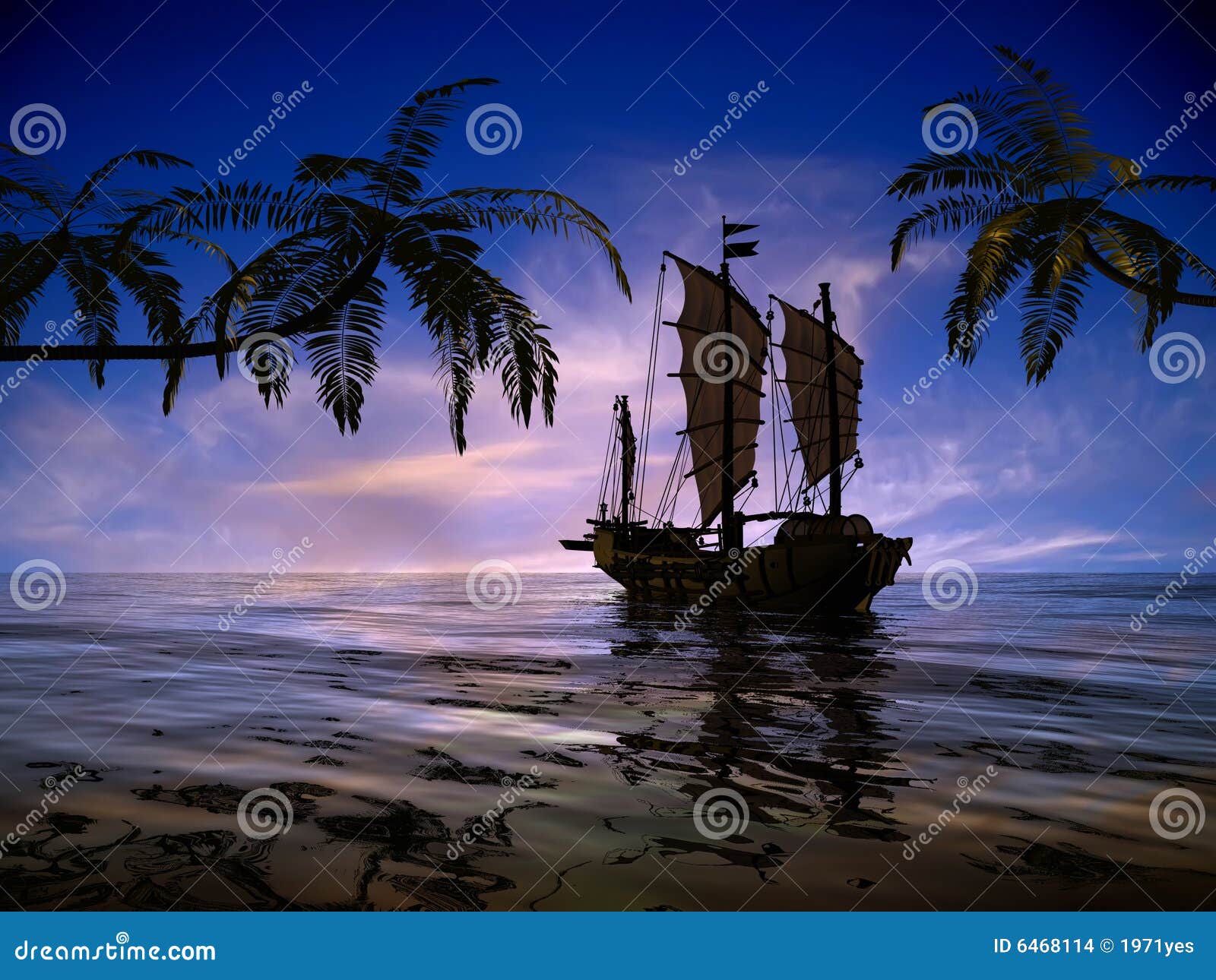 Ancient Ship In Beautiful Coral Reef - Vray Tracing, Holga 120n, Ps1 ...