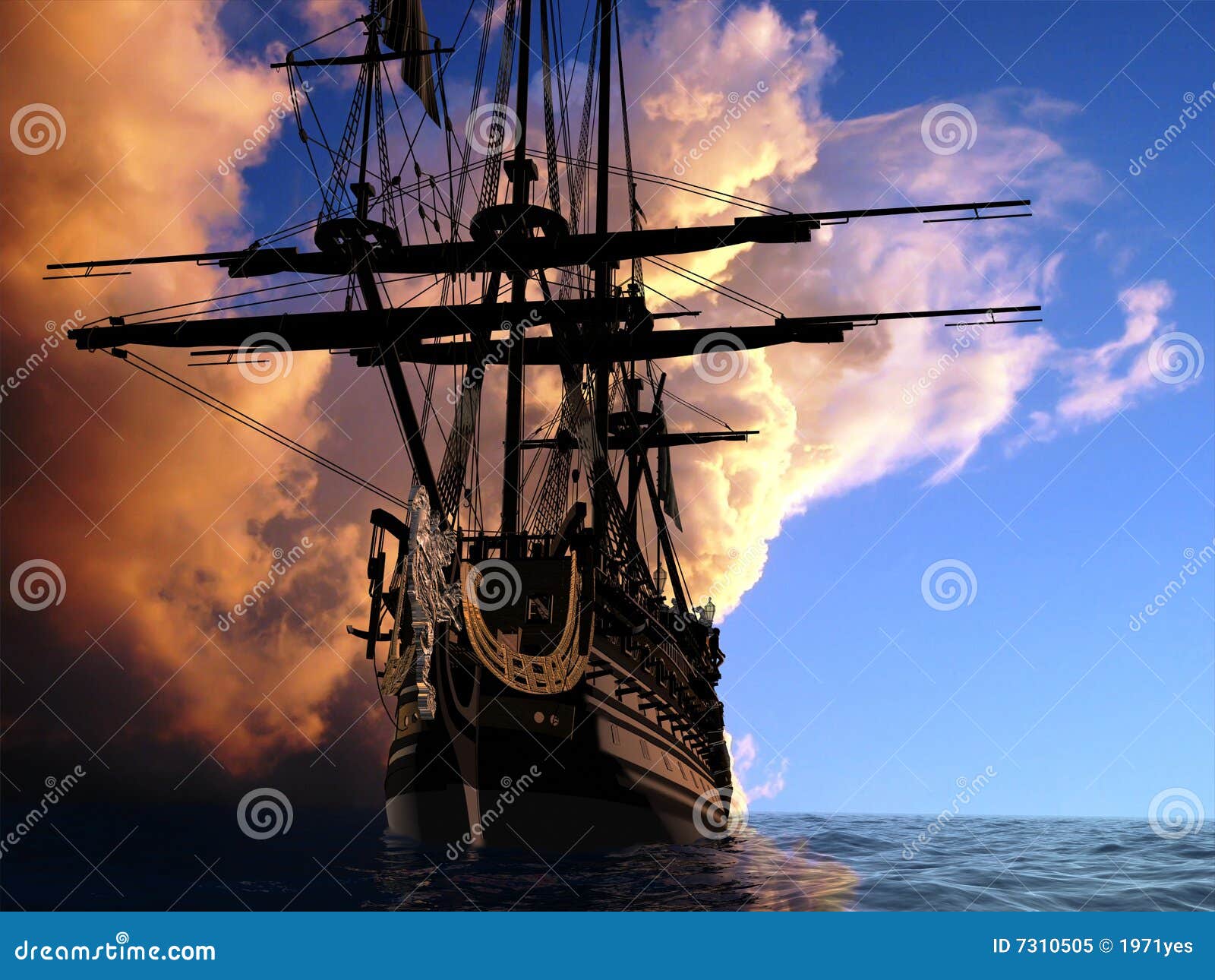 Ancient Ship In Beautiful Coral Reef - Vray Tracing, Holga 120n, Ps1 ...