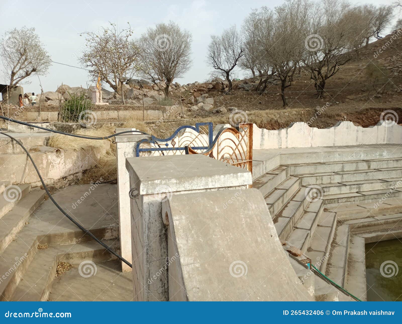 Ancient Shiva Temple Kund Which is on Top of the Mountain Stock Photo ...