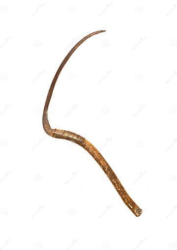 Ancient sickle stock photo. Image of harvesting, handle - 33525688