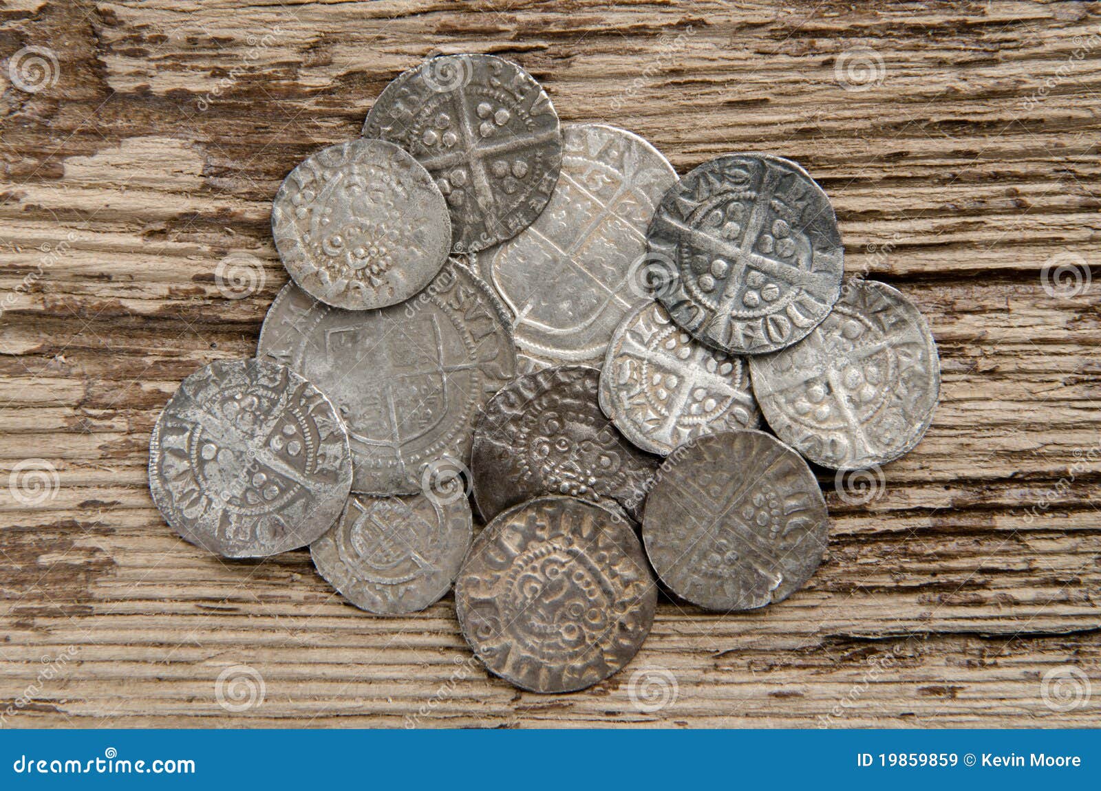 Ancient silver coins stock image. Image of coin, silver - 19859859