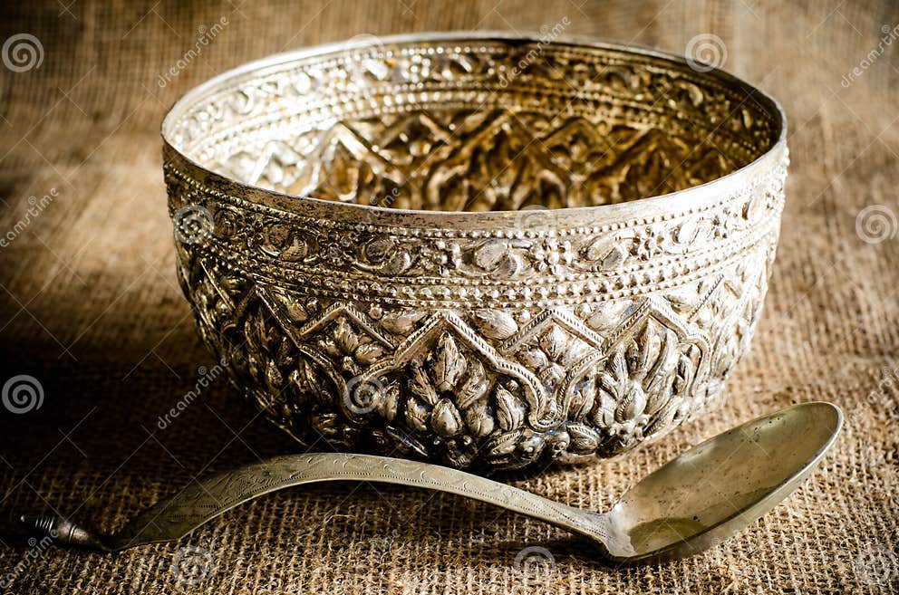 Ancient Silverware stock photo. Image of steel, vintage - 37384538