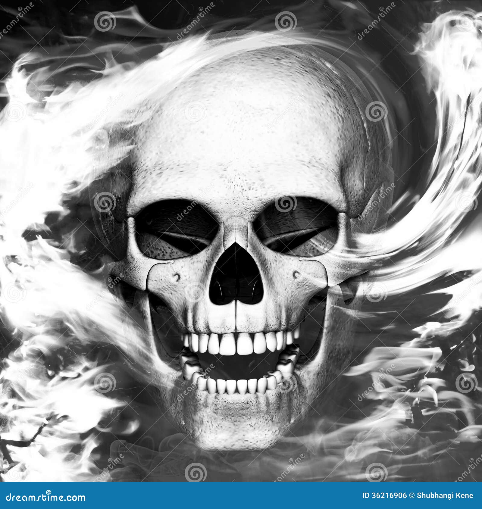 Ancient skull stock illustration. Illustration of medical - 36216906