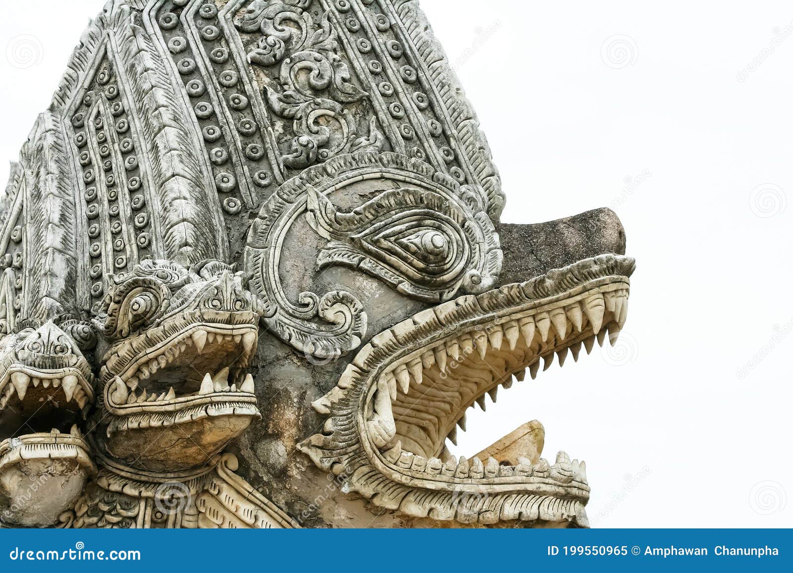 The Ancient Snake Statue In The Durbar Square Of Nepal, The Antique Art ...