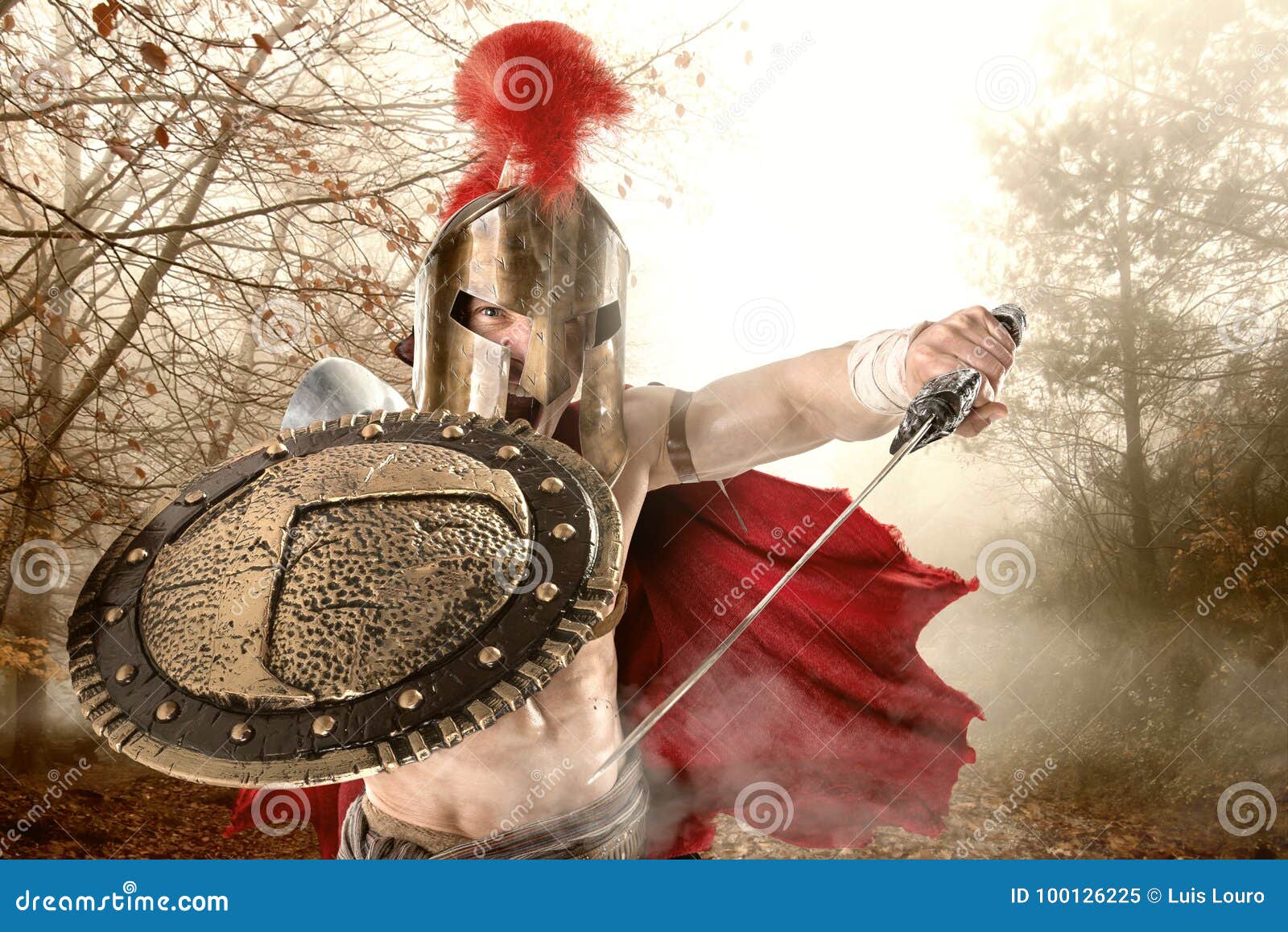 Ancient Soldier or Gladiator Stock Image - Image of honor, ages: 100126225