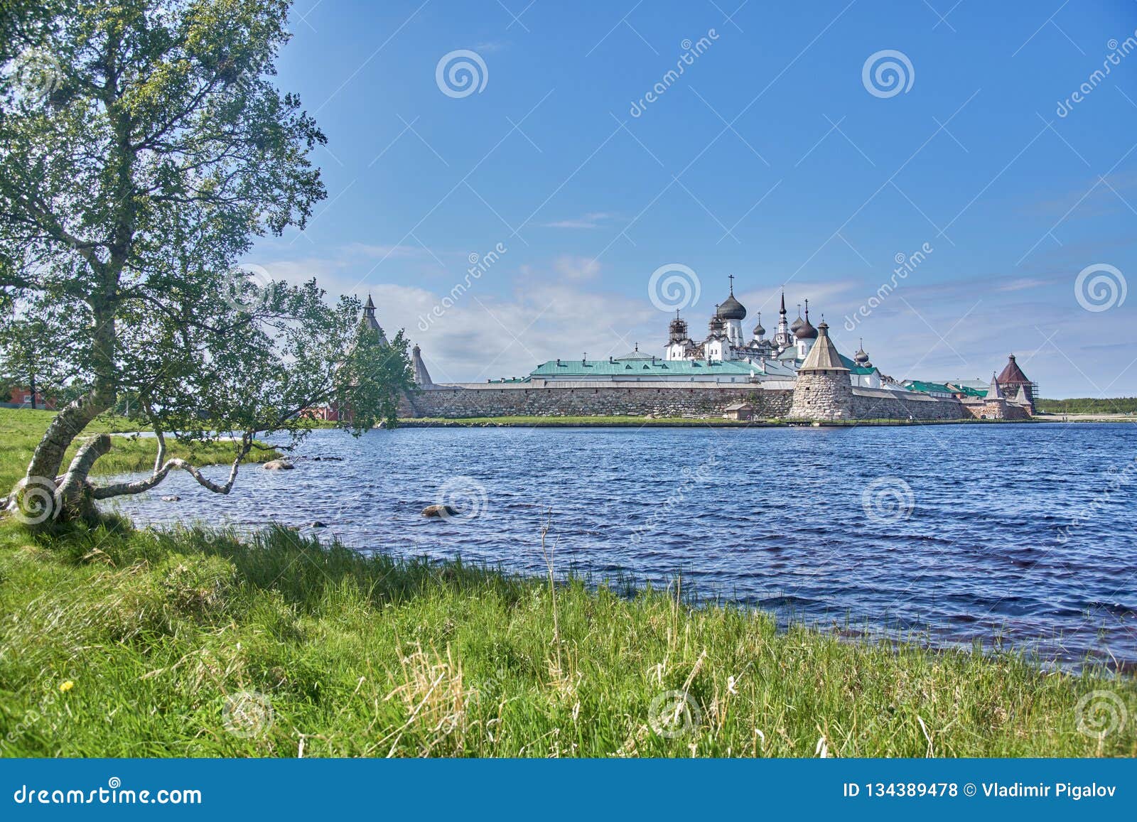Solovetsky monastery stock photo. Image of white, karelia - 134389478