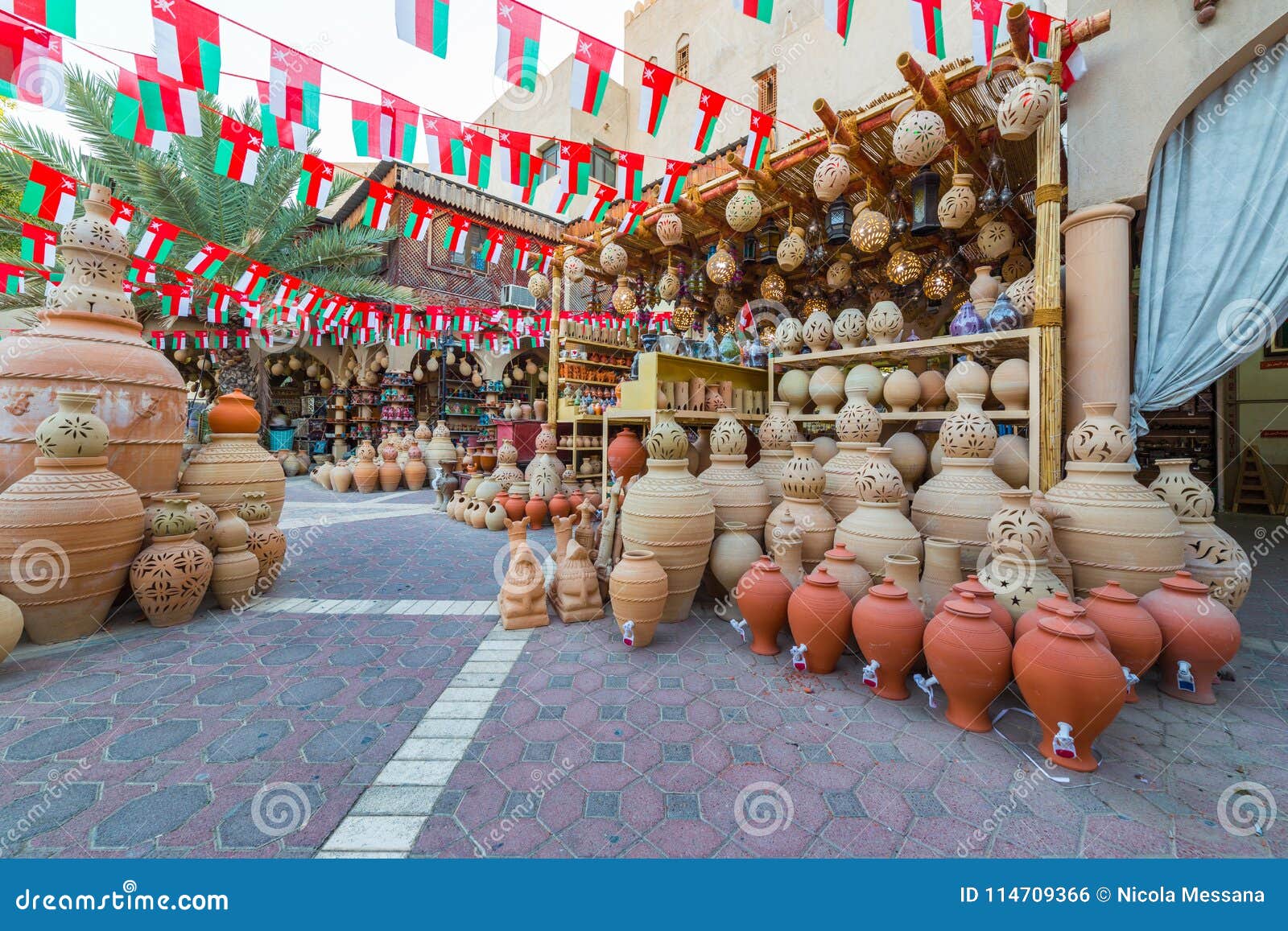 The Ancient Souq of Nizwa, in Oman Stock Photo - Image of holiday, arab ...