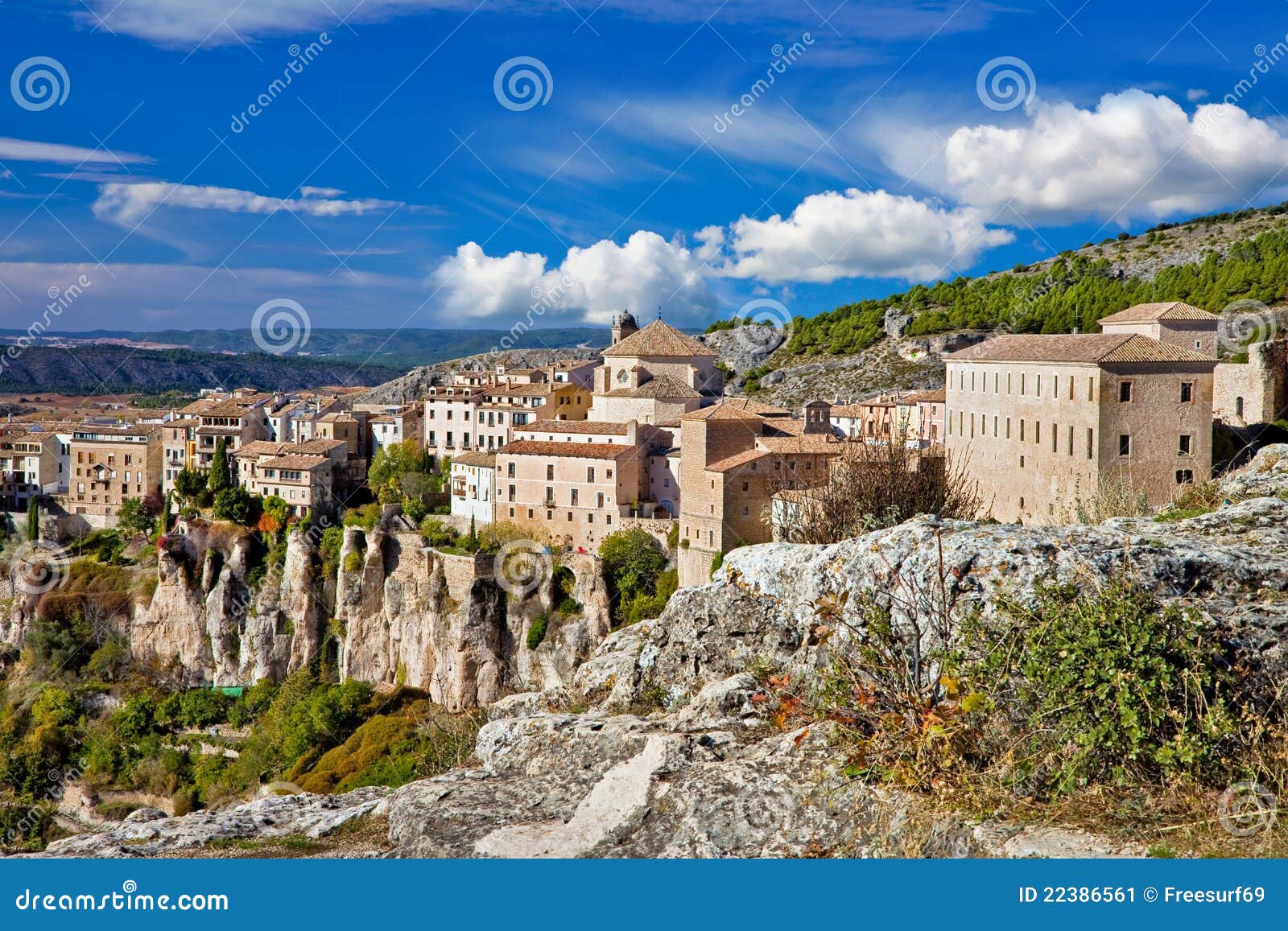 Ancient Spain stock image. Image of historic, mountain - 22386561