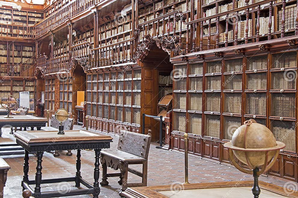 Ancient Spanish Colonial Library Editorial Photography - Image of ...