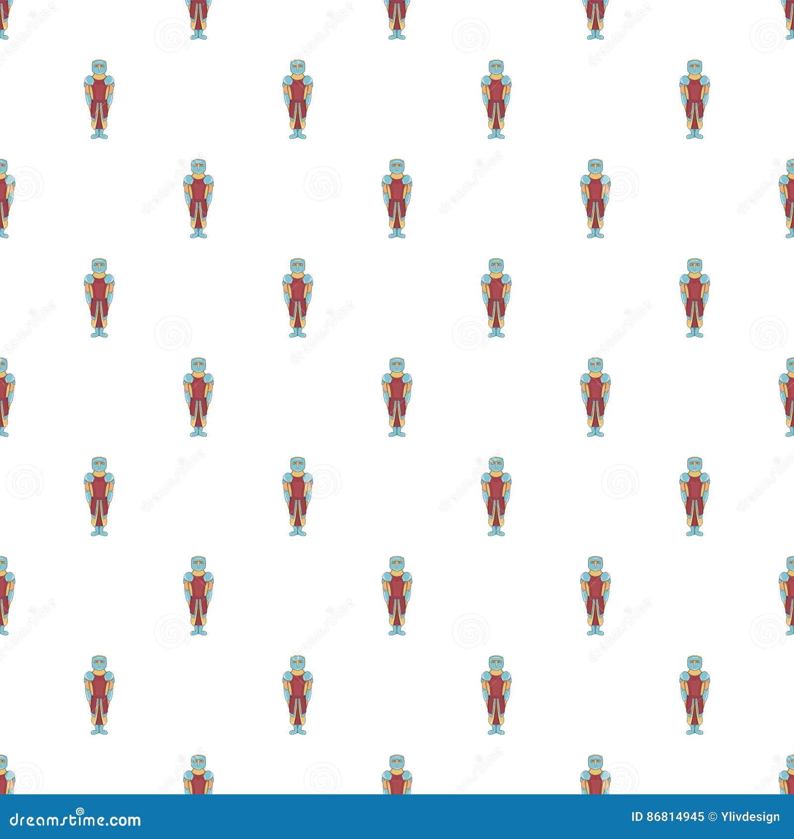 Ancient Spartan Gladiator Pattern, Cartoon Style Stock Vector ...
