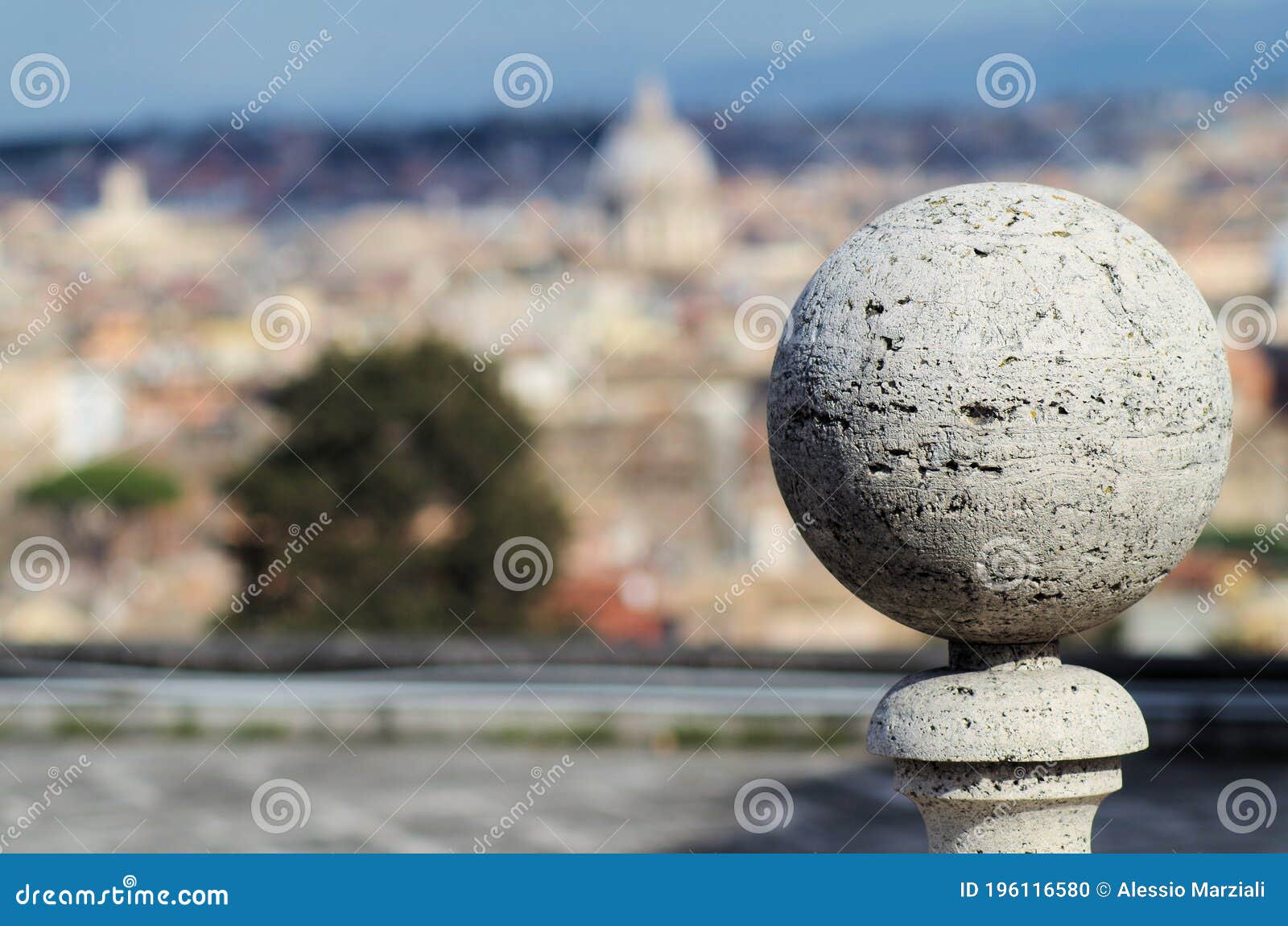 Ancient sphere in rome stock photo. Image of outdoor - 196116580