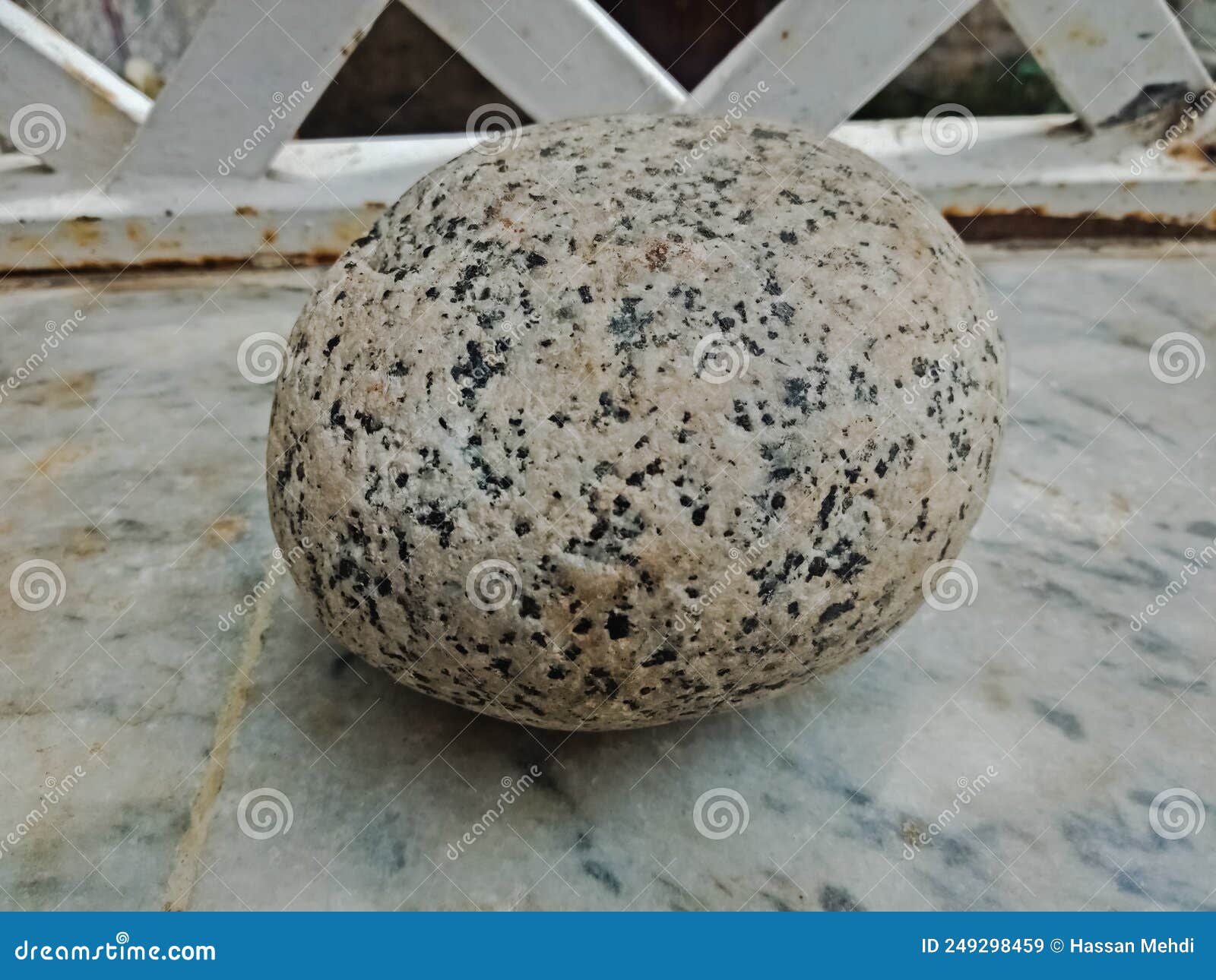 An ancient spherical stone stock image. Image of sculpture - 249298459