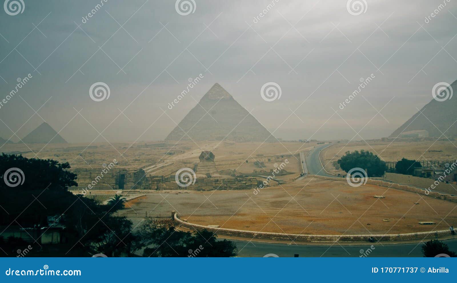 Ancient Sphinx and Pyramids, Symbol of Egypt Stock Video - Video of ...