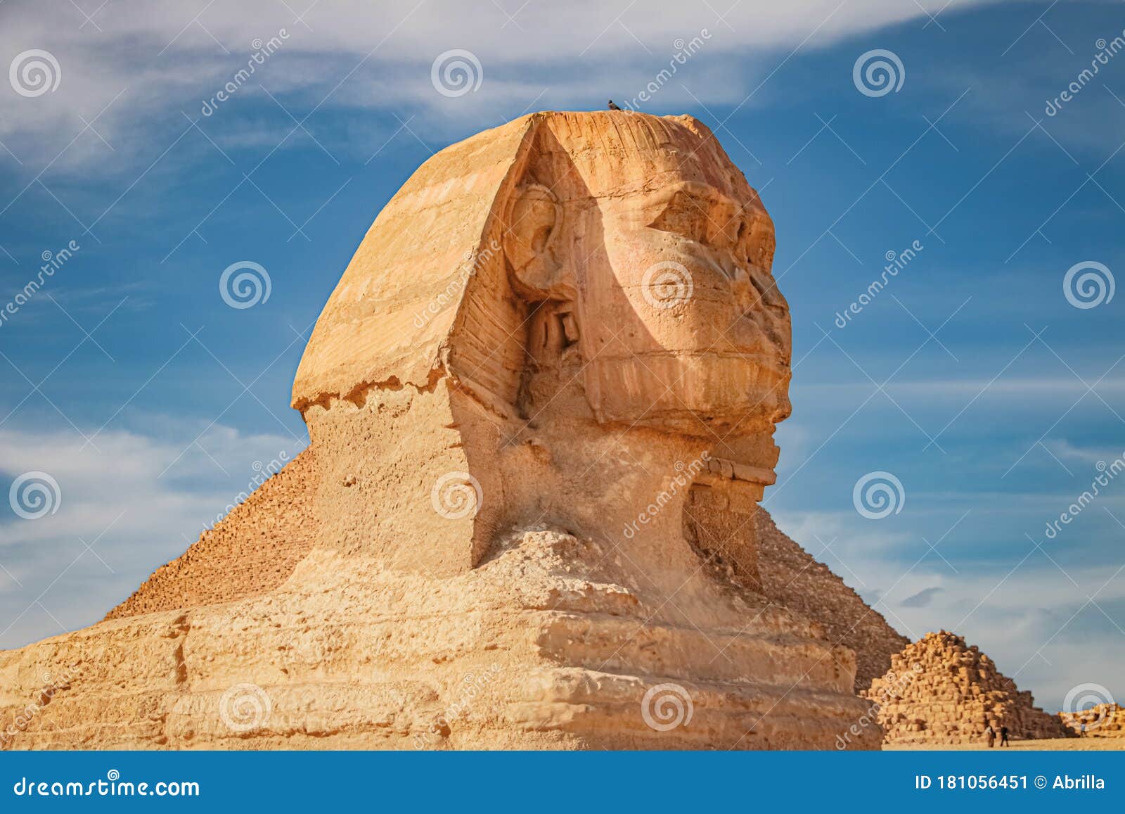 Ancient Sphinx and Pyramids, Symbol of Egypt Stock Image - Image of ...