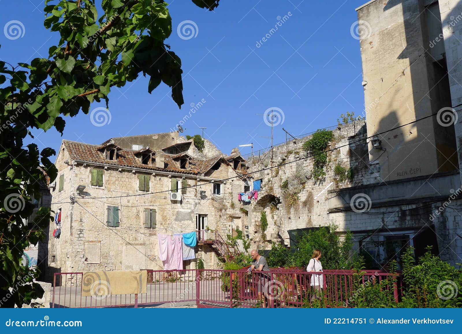 Ancient Split city editorial photo. Image of coast, attraction - 22214751