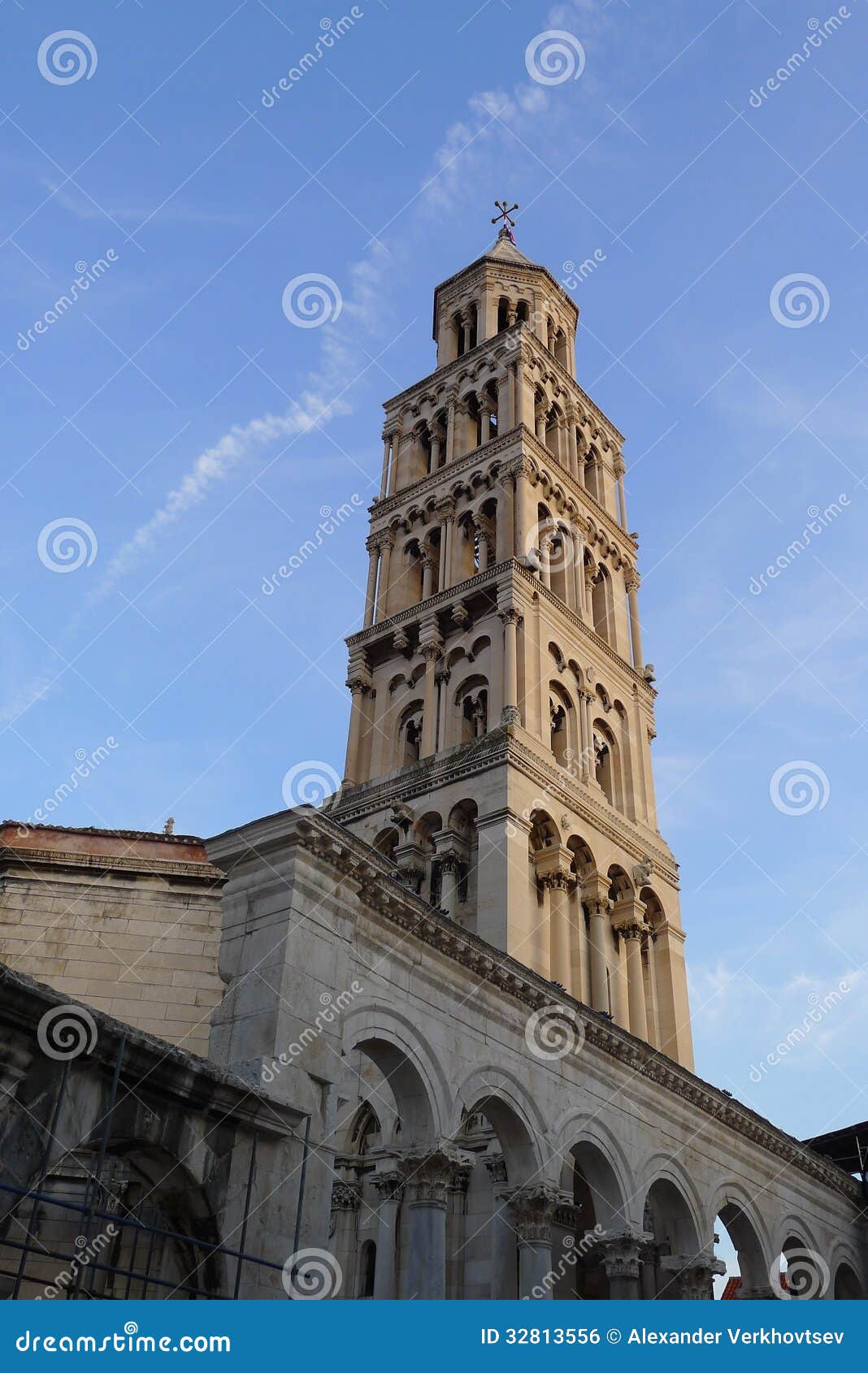 Ancient Split city stock photo. Image of duje, columns - 32813556