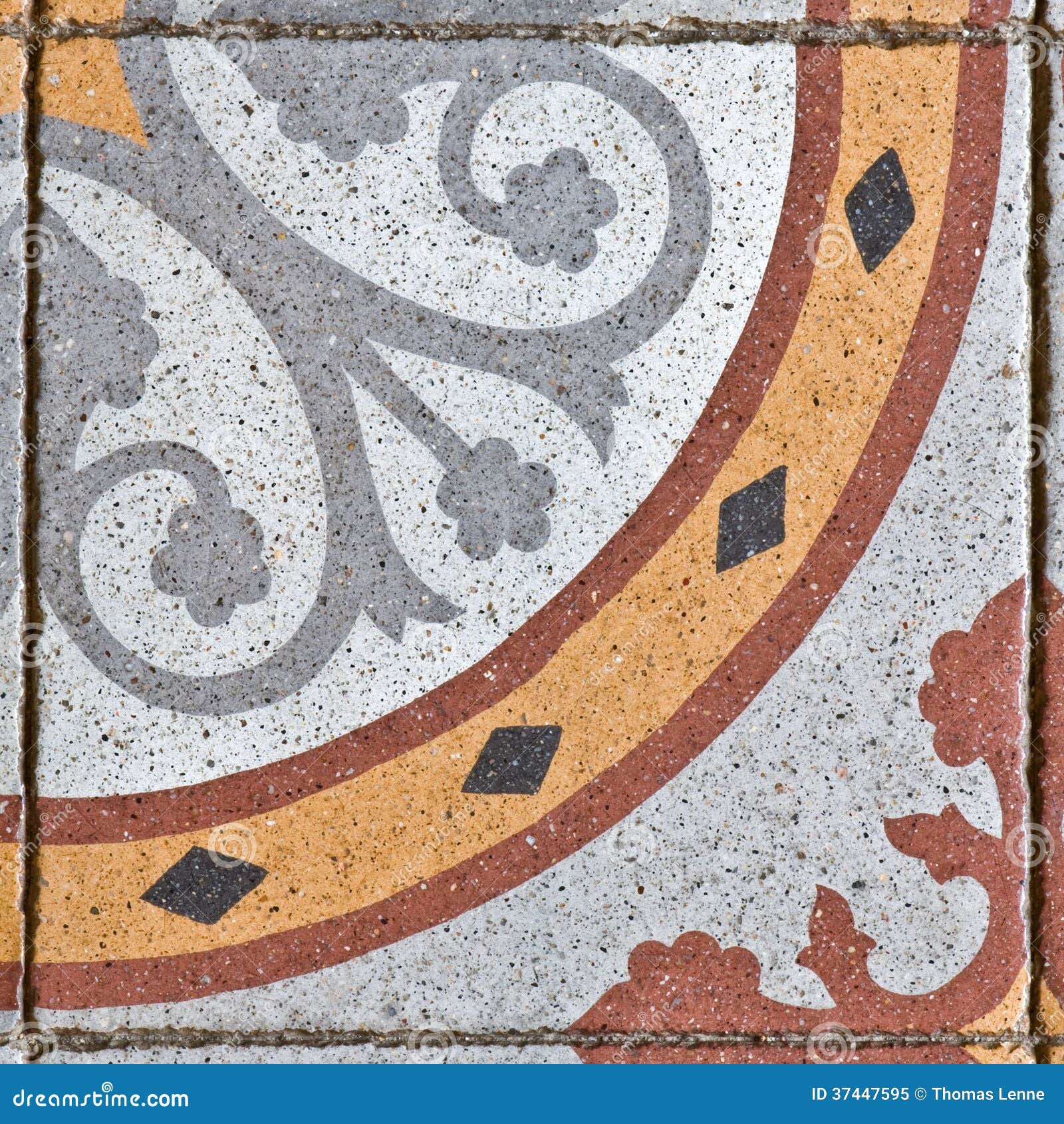 Ancient square paving tile stock image. Image of pavement - 37447595