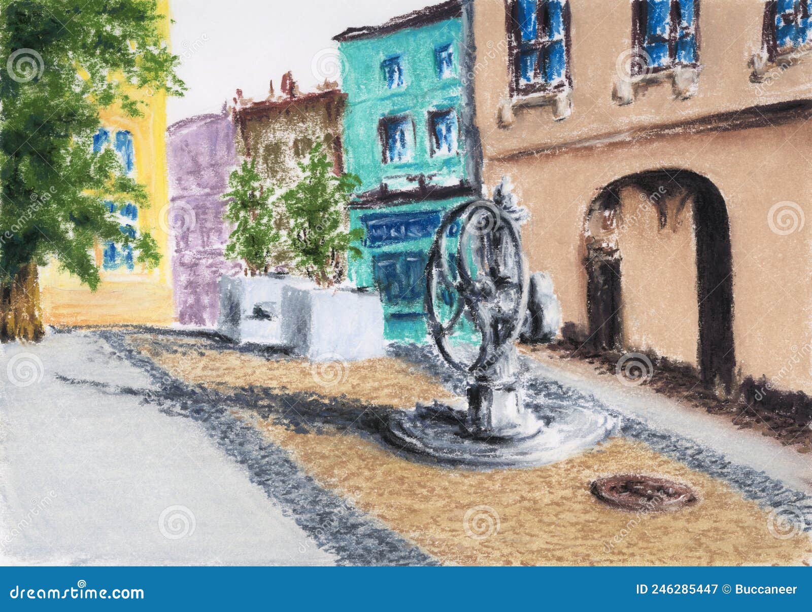 Ancient Square In Rome Royalty-Free Stock Photography | CartoonDealer ...