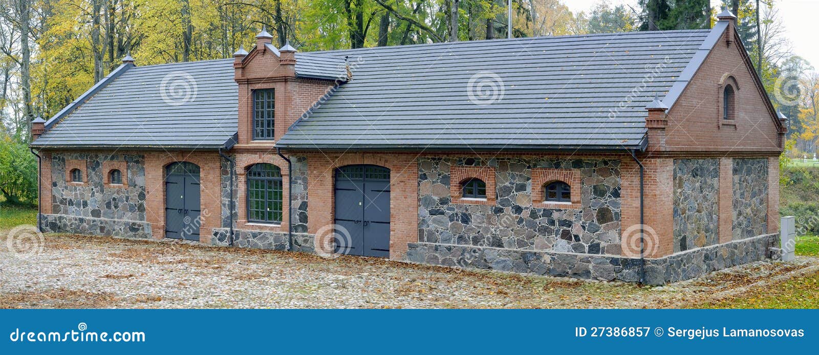 Ancient stable stock image. Image of boulders, history - 27386857
