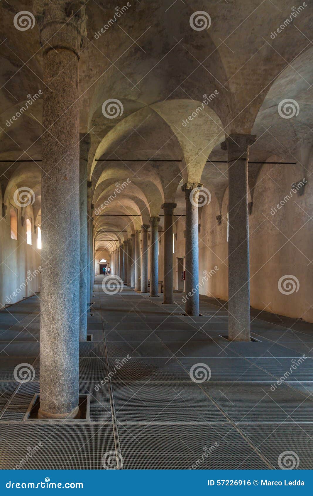 Ancient Stables, Designed by Leonardo Da Vinci, in Vigevano, Ita Stock ...