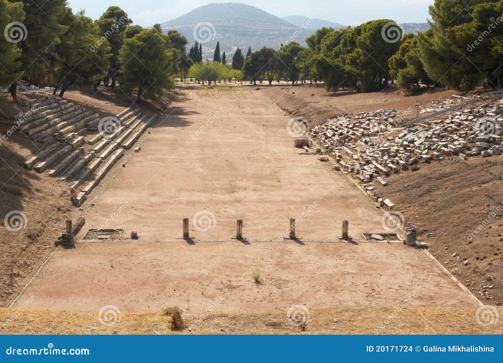The Ancient Stadium Philipopolis In Plovdiv Royalty-Free Stock Image ...