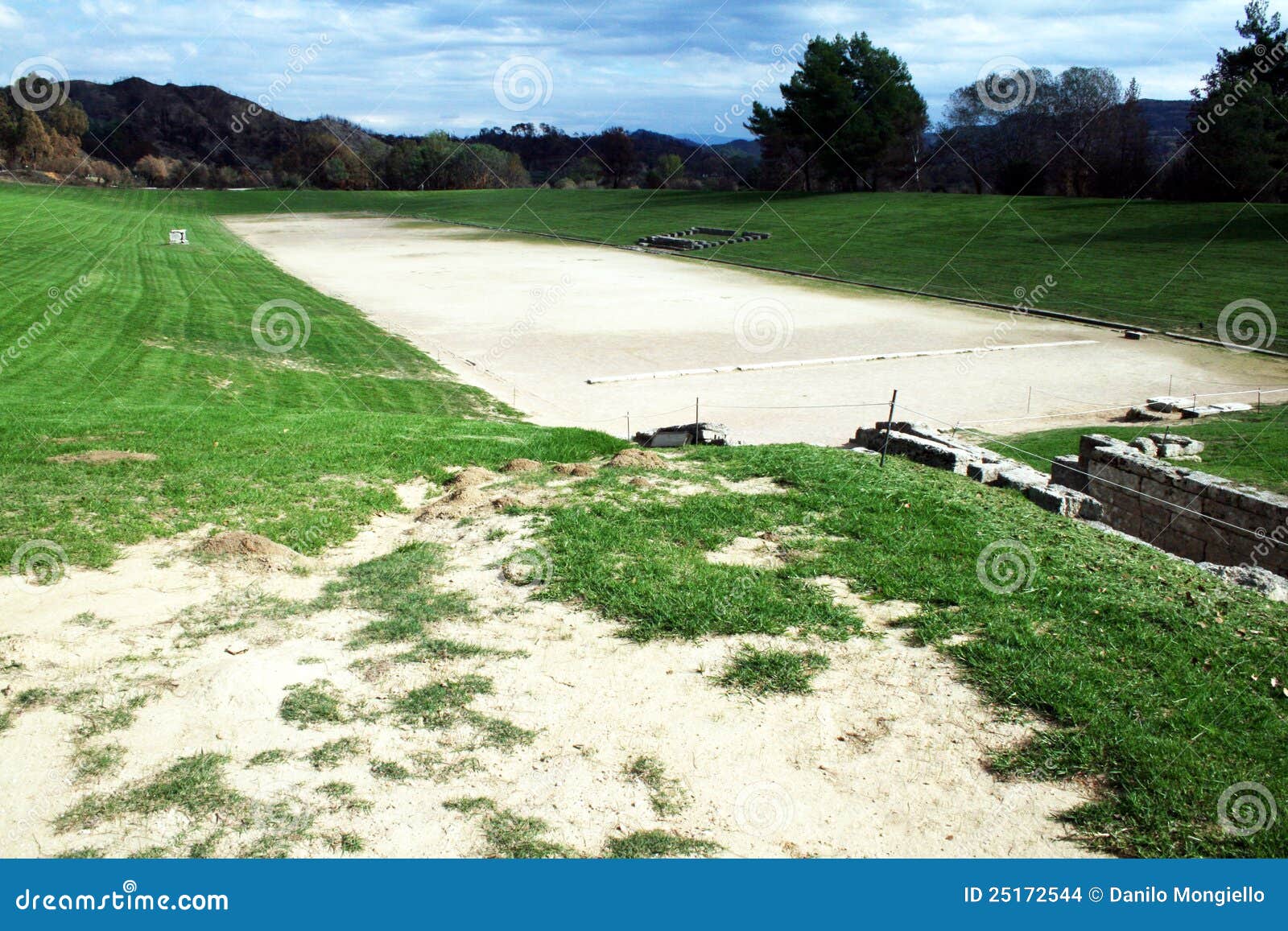 The Ancient Stadium Philipopolis In Plovdiv Royalty-Free Stock Image ...