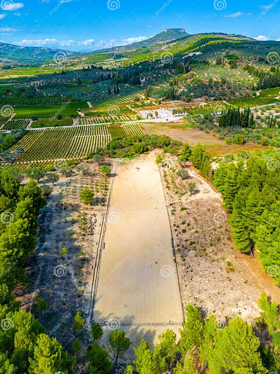 Ancient Stadium of Nemea in Greece Stock Image - Image of nemean ...