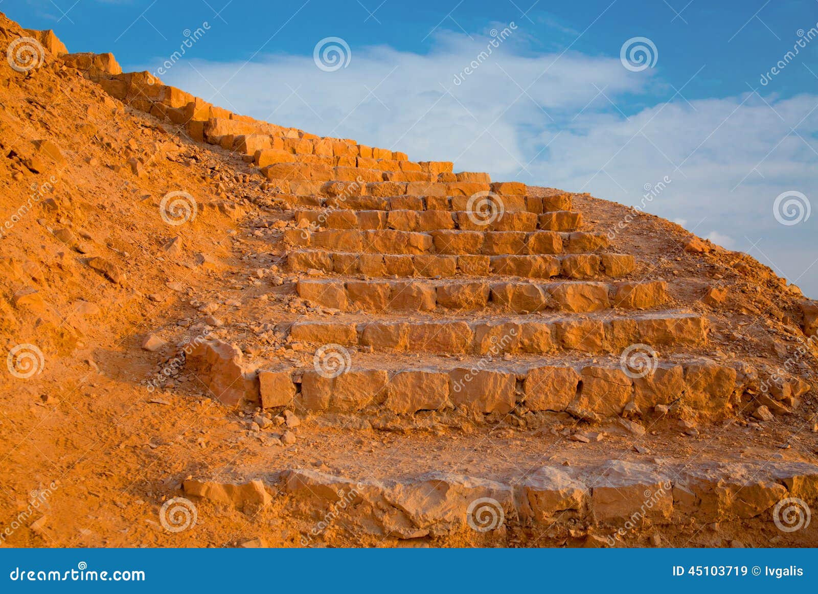 Ancient Staircase Built With Stone At Pattadakal, Karnataka Royalty ...