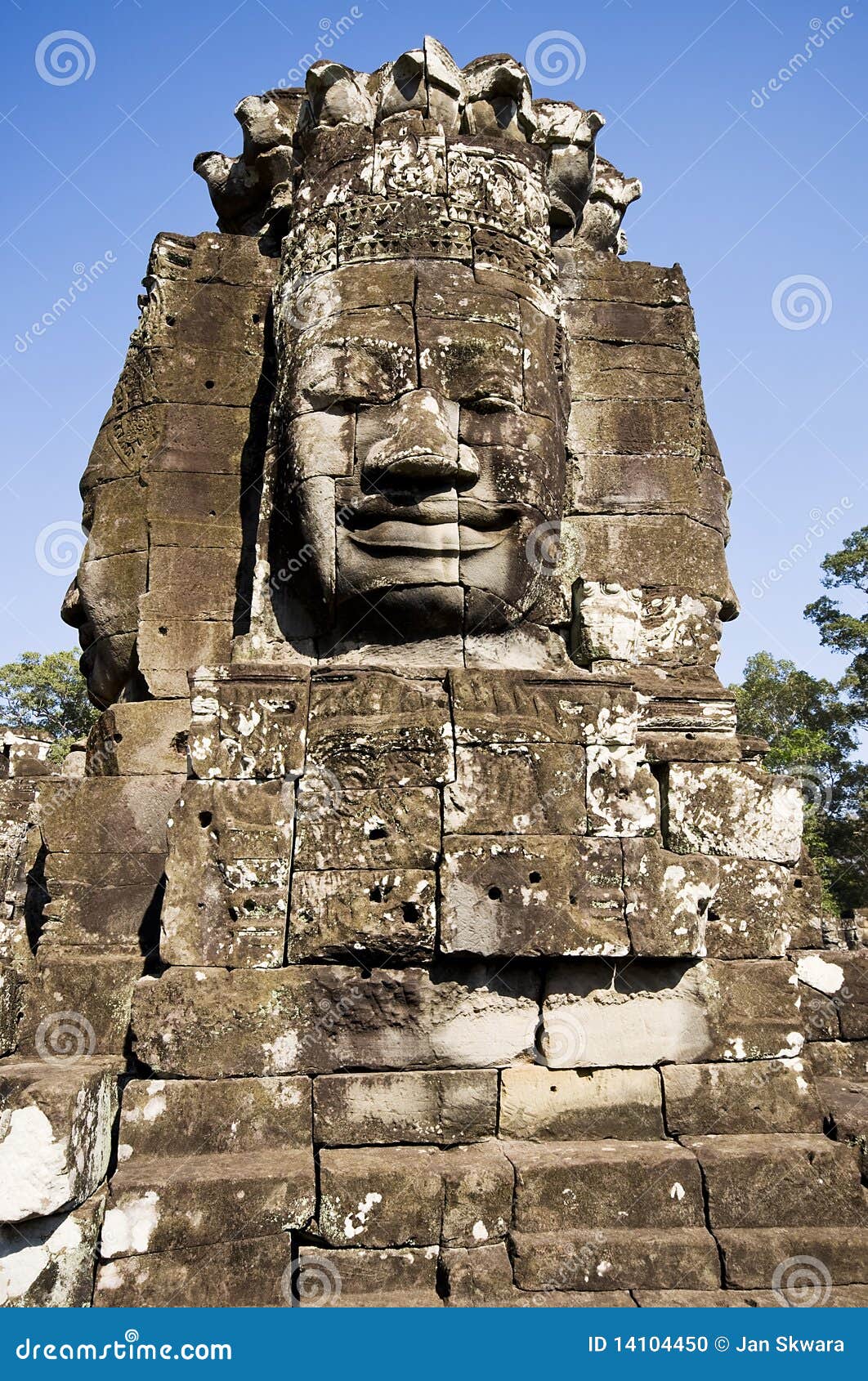 Ancient Statue in Angkor Wat, Cambodia Stock Photo - Image of cambodia ...