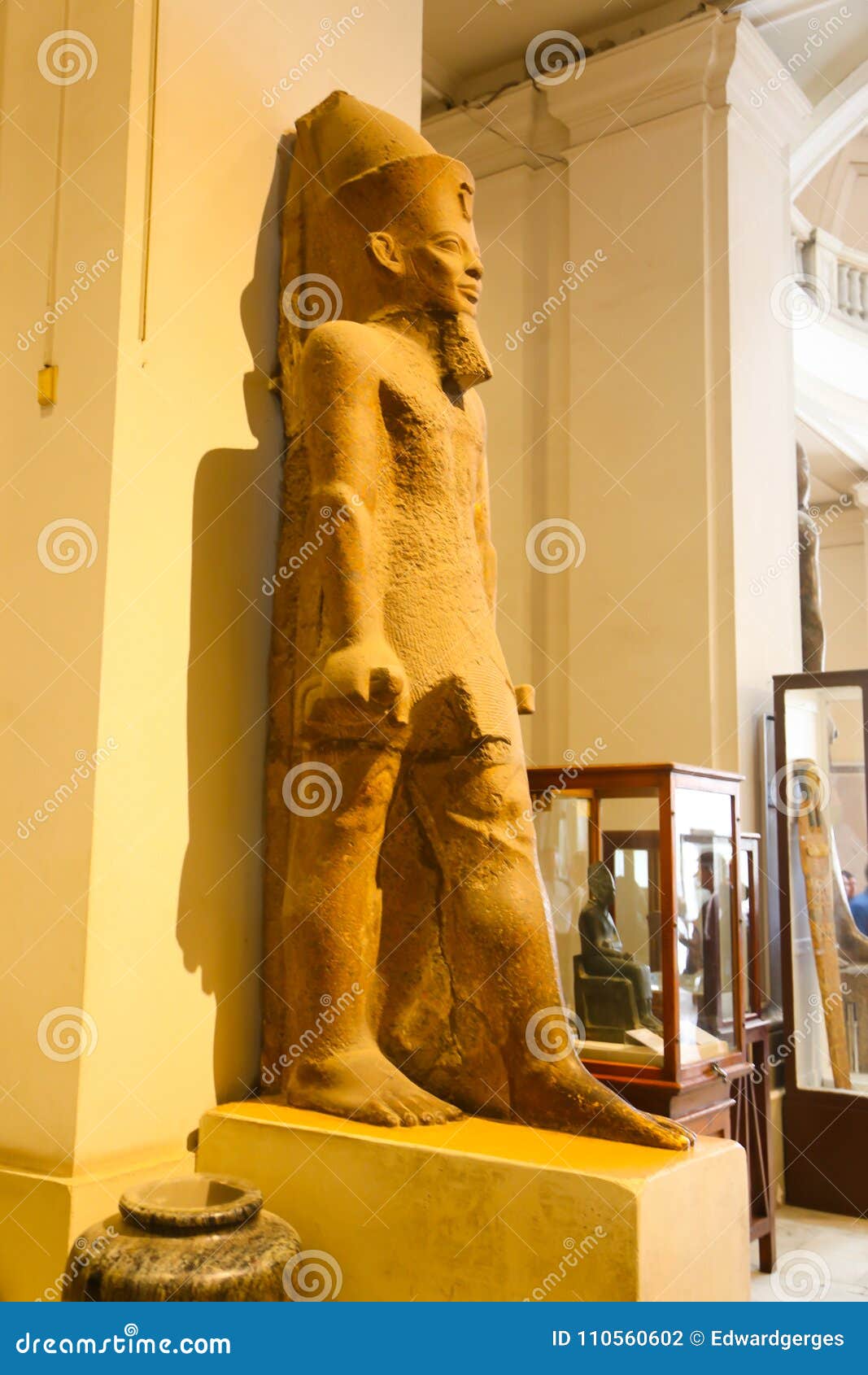 Ancient Statue at Cairo Museum - Egypt Editorial Photography - Image of ...