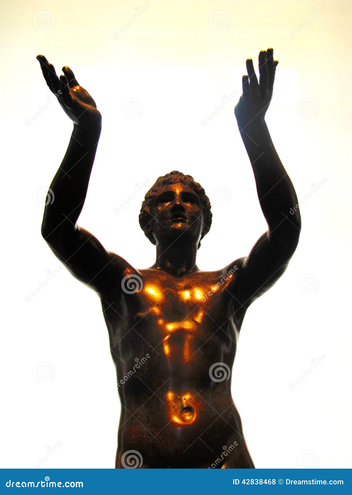 Ancient statue stock photo. Image of rome, silhouette - 42838468