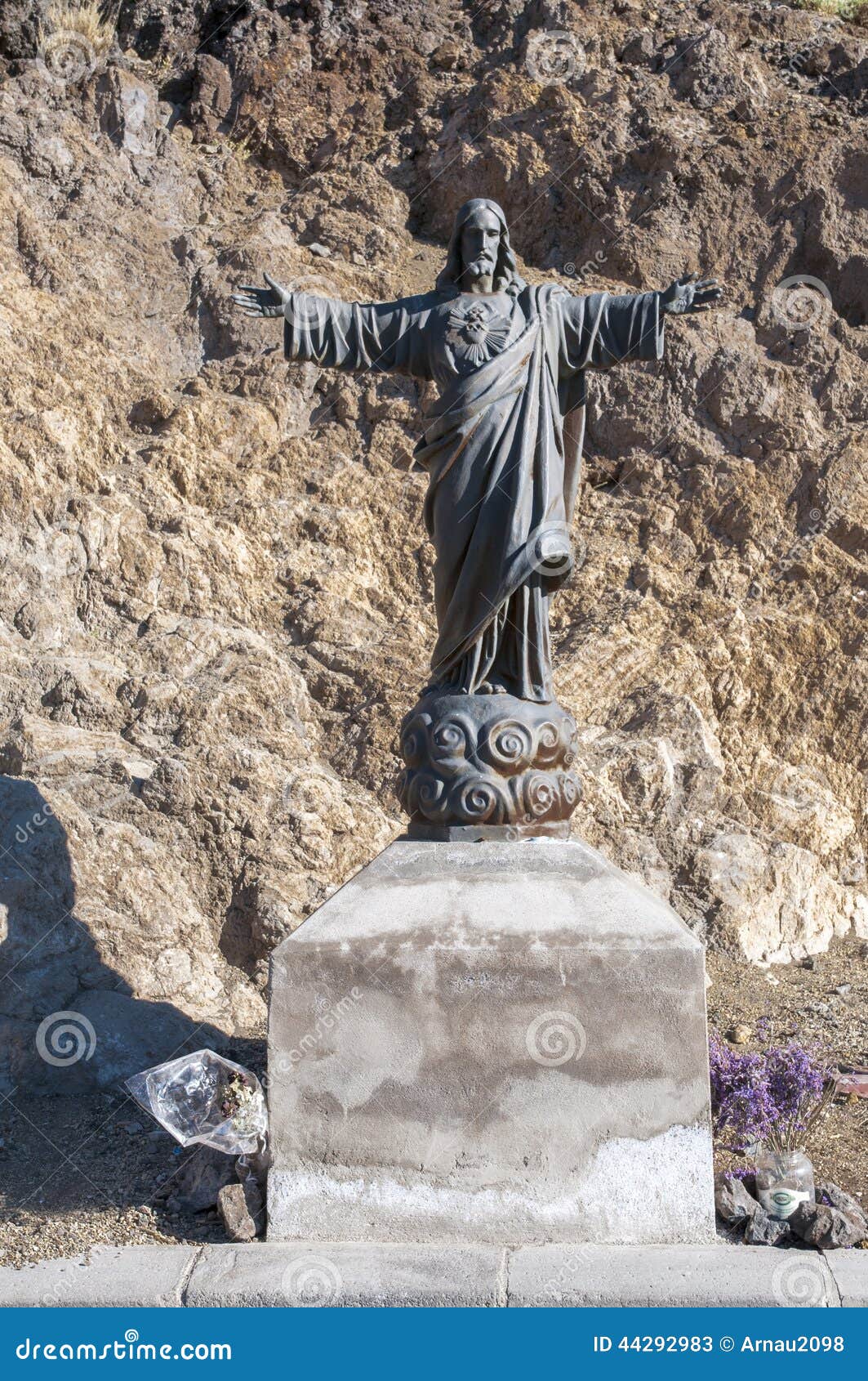 Ancient statue of jesus stock image. Image of artistic - 44292983