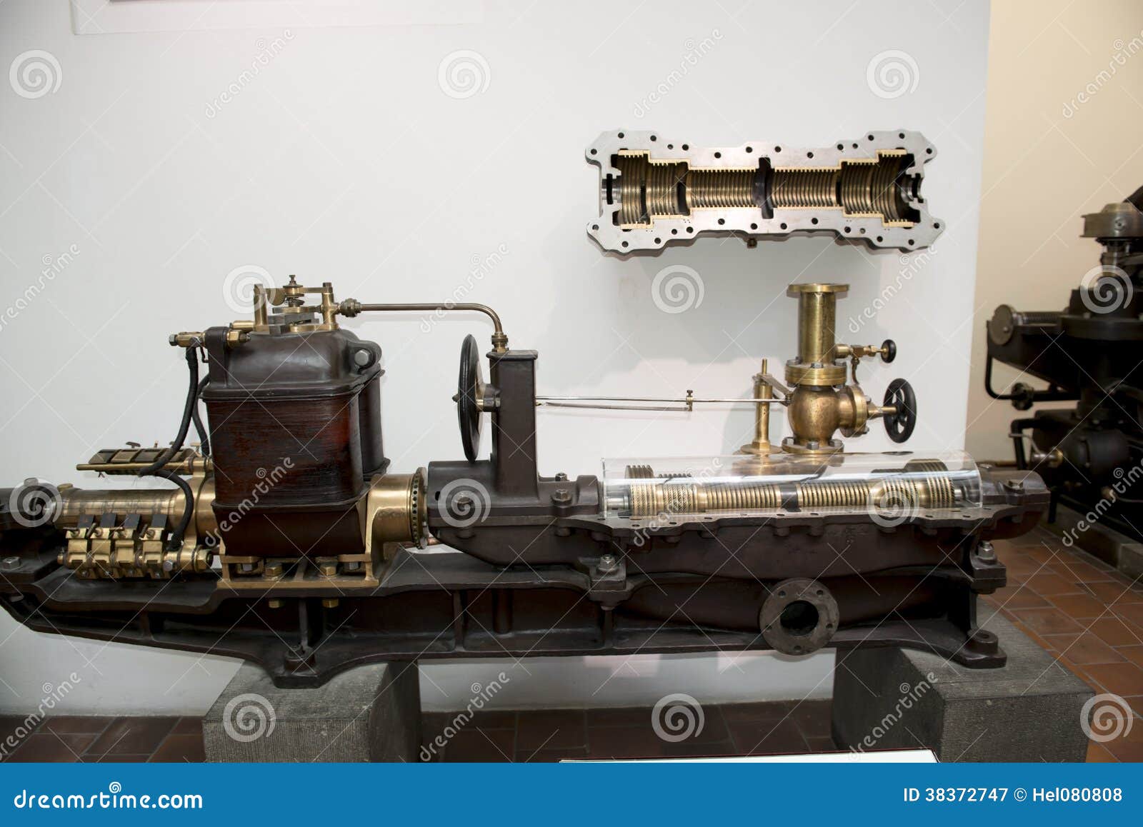 Ancient Steam Engine German Museum Munich Editorial Photography - Image ...