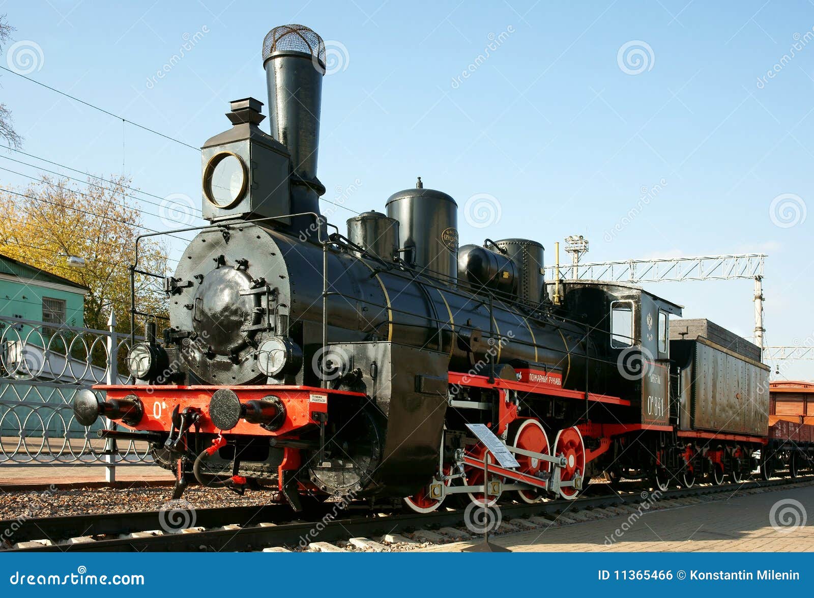 Ancient steam locomotive stock photo. Image of moscow - 11365466