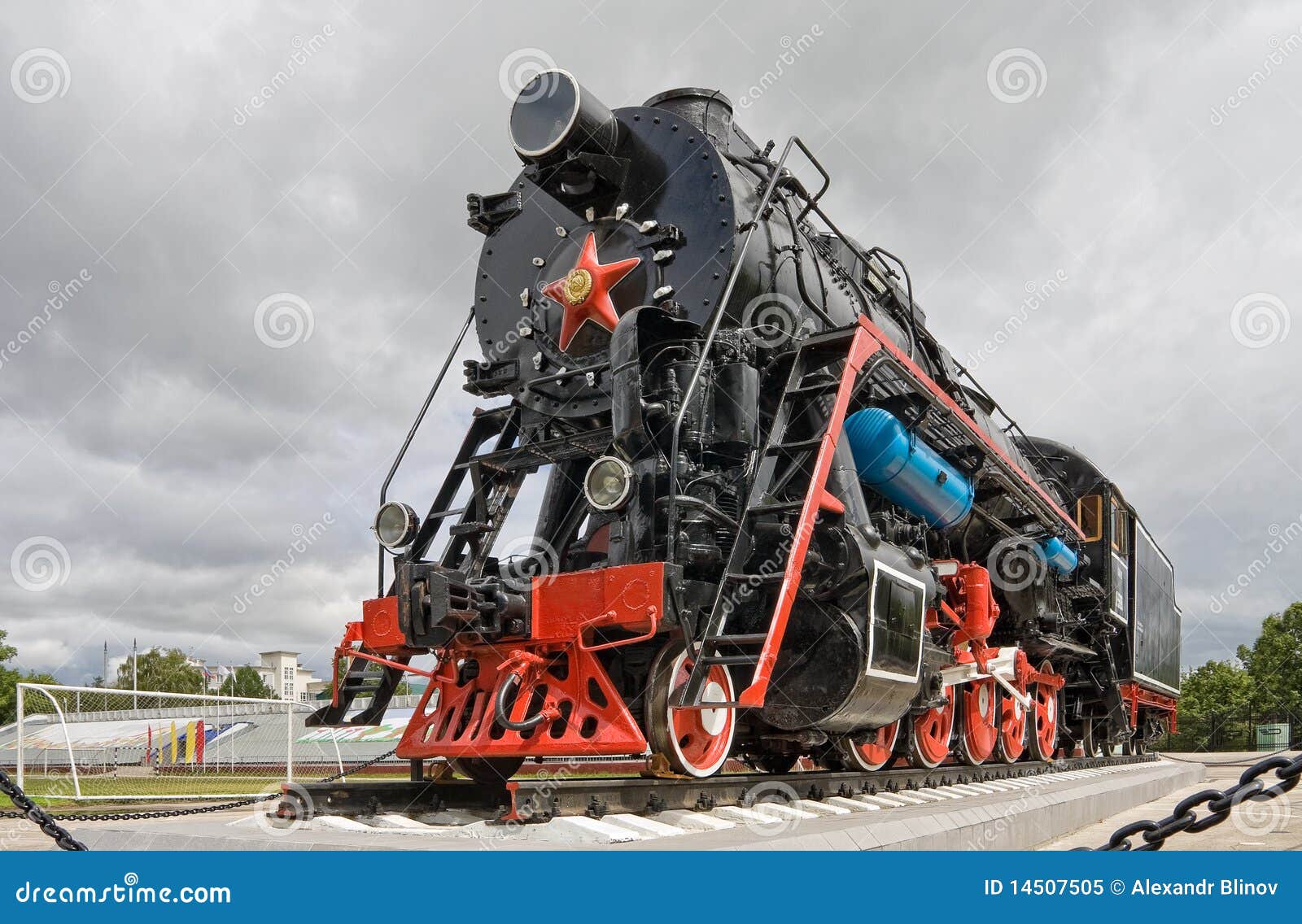 Ancient steam locomotive stock image. Image of road, cast - 14507505