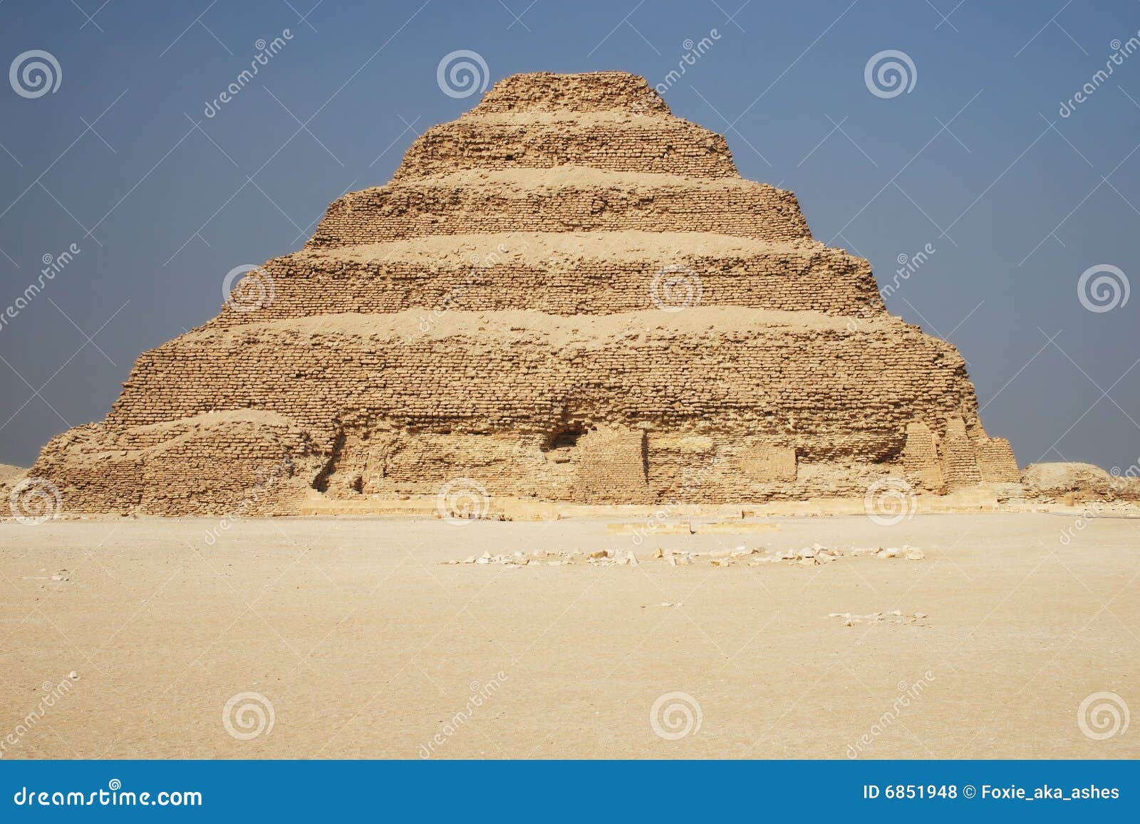 Ancient Stepped Pyramid stock photo. Image of ancient - 6851948