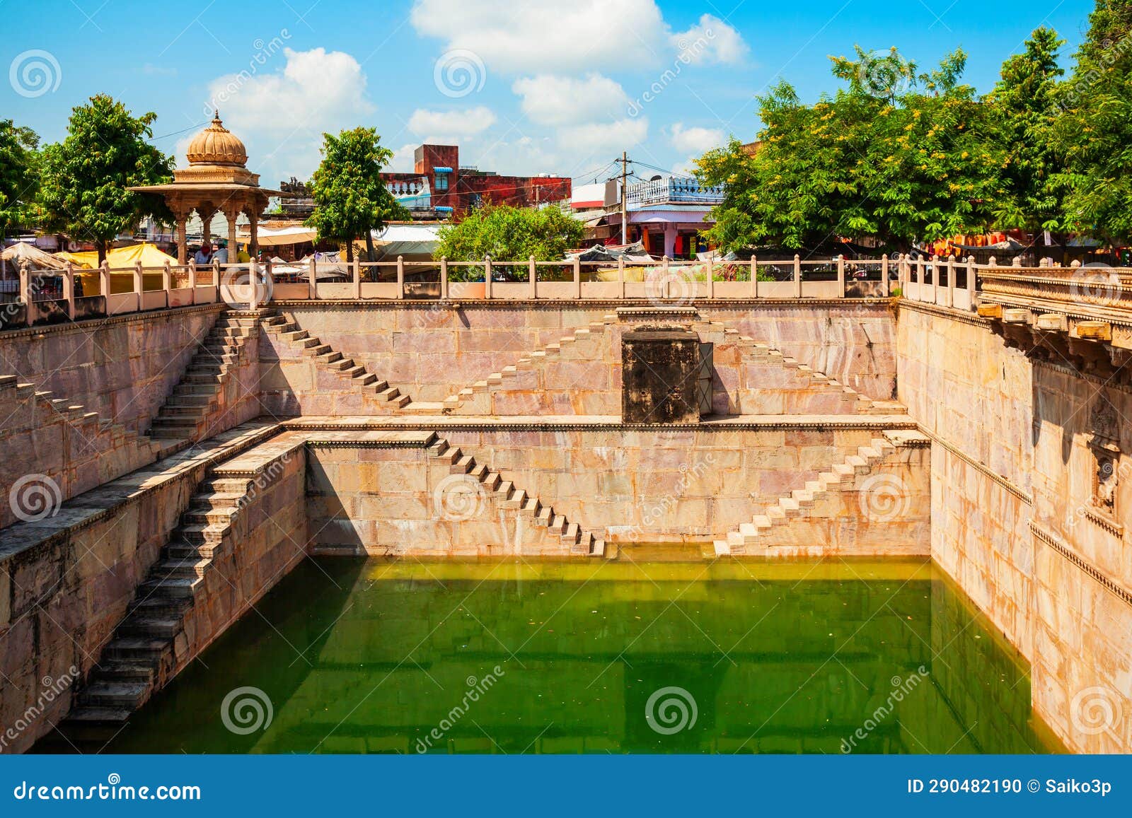 Ancient Stepwell in Bundi, India Stock Photo - Image of asian, india ...