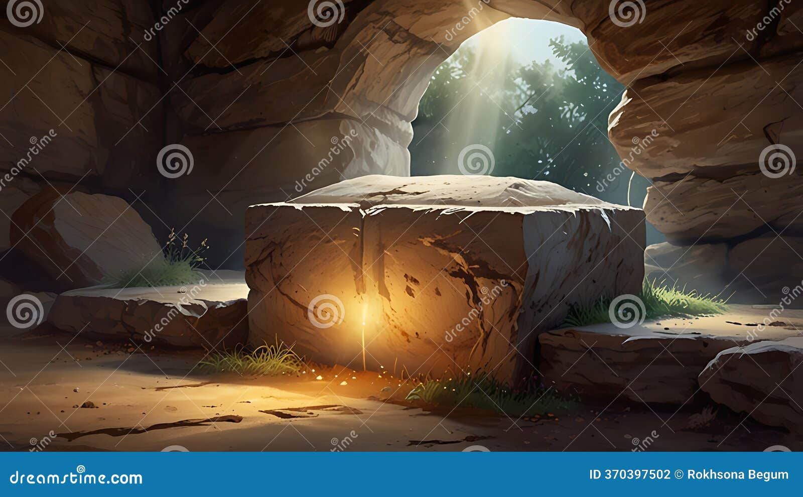 Stone Altar Isolated On Transparent Background Stock Photo ...
