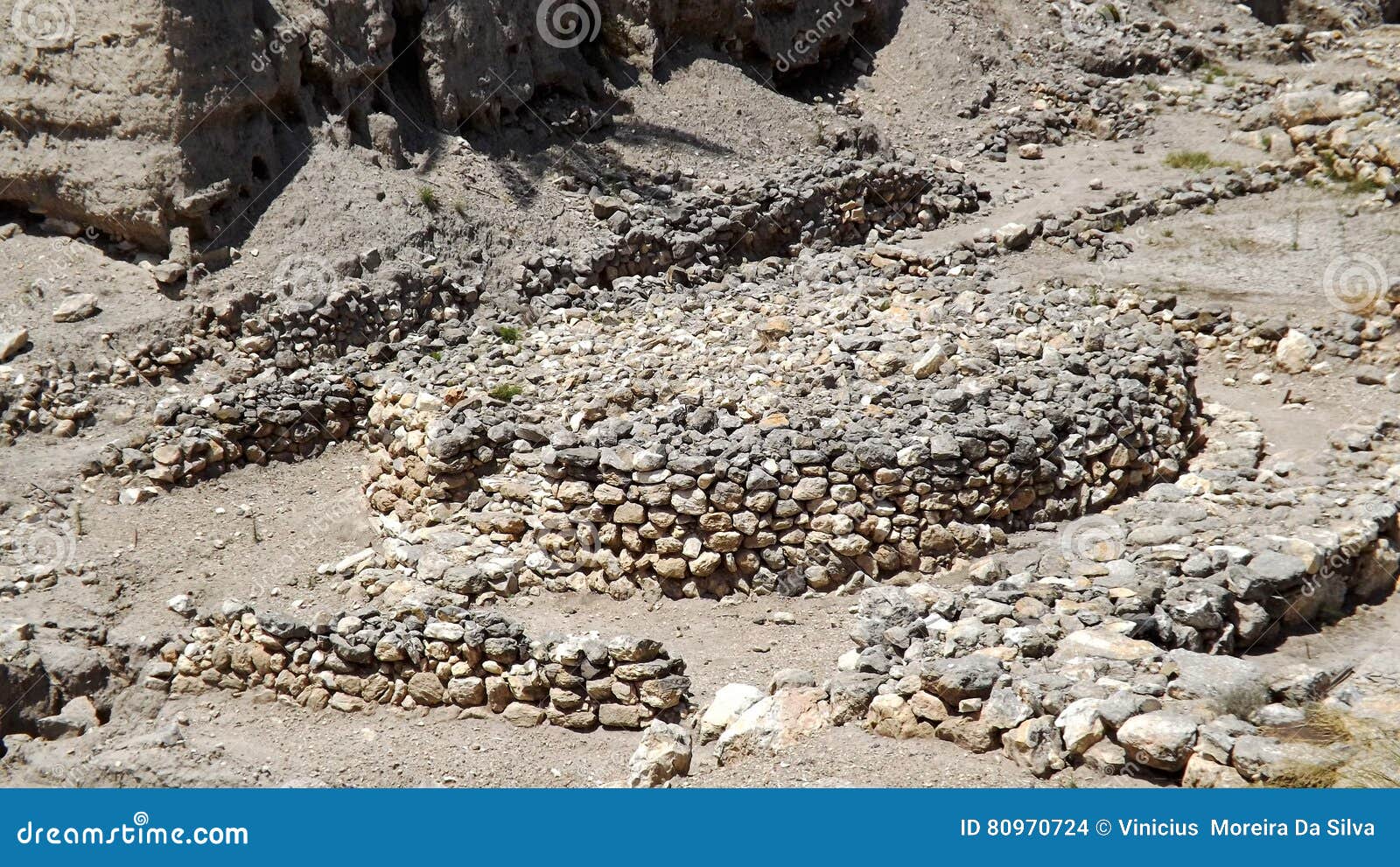 Ancient Stone Altar in Tel Megiddo Israel Stock Photo - Image of ...