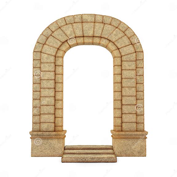 Ancient Stone Arc stock illustration. Illustration of ancient - 9487489