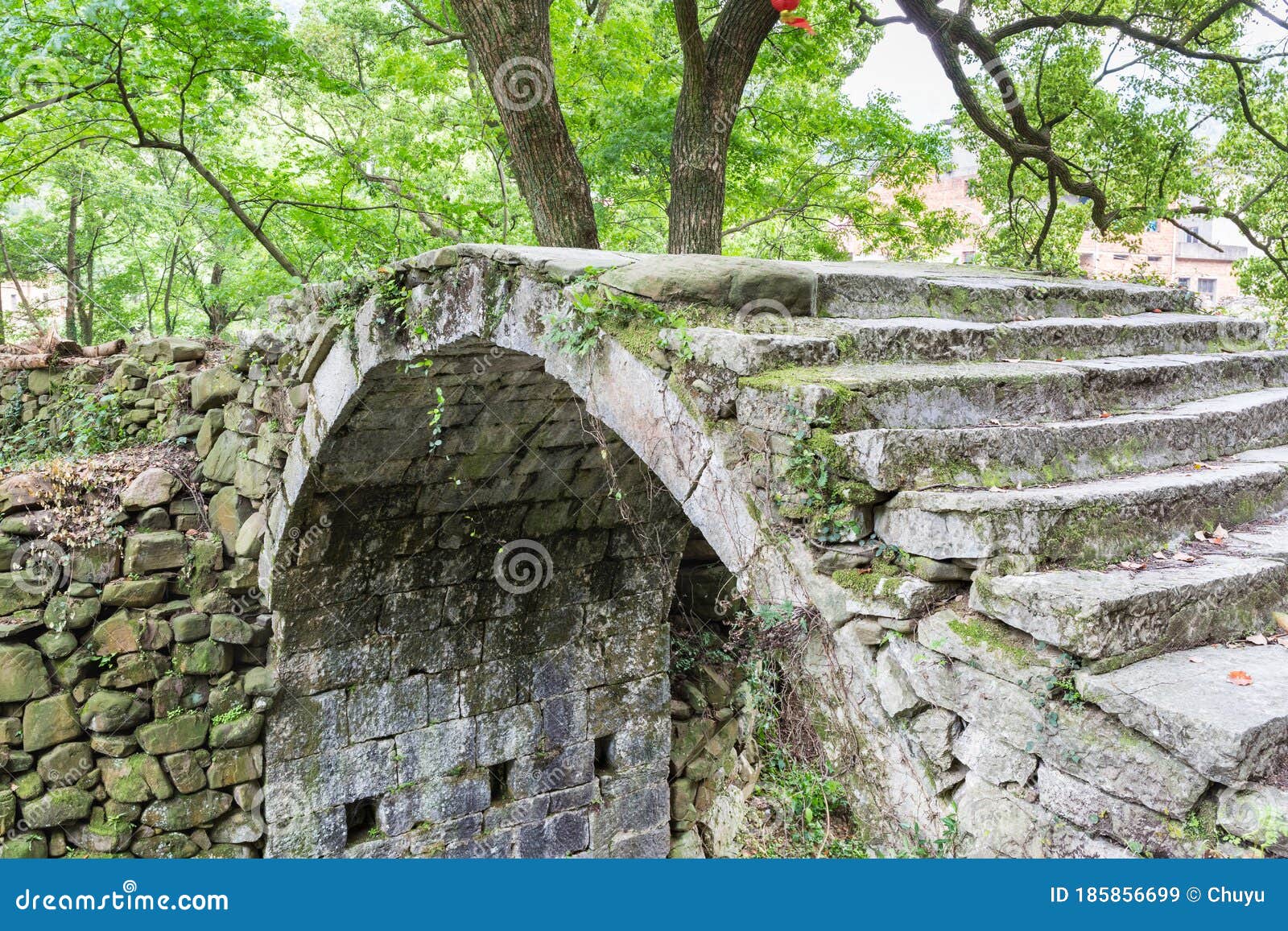 Ancient Stone Arch Bridge Closeup Stock Image - Image of beautiful ...