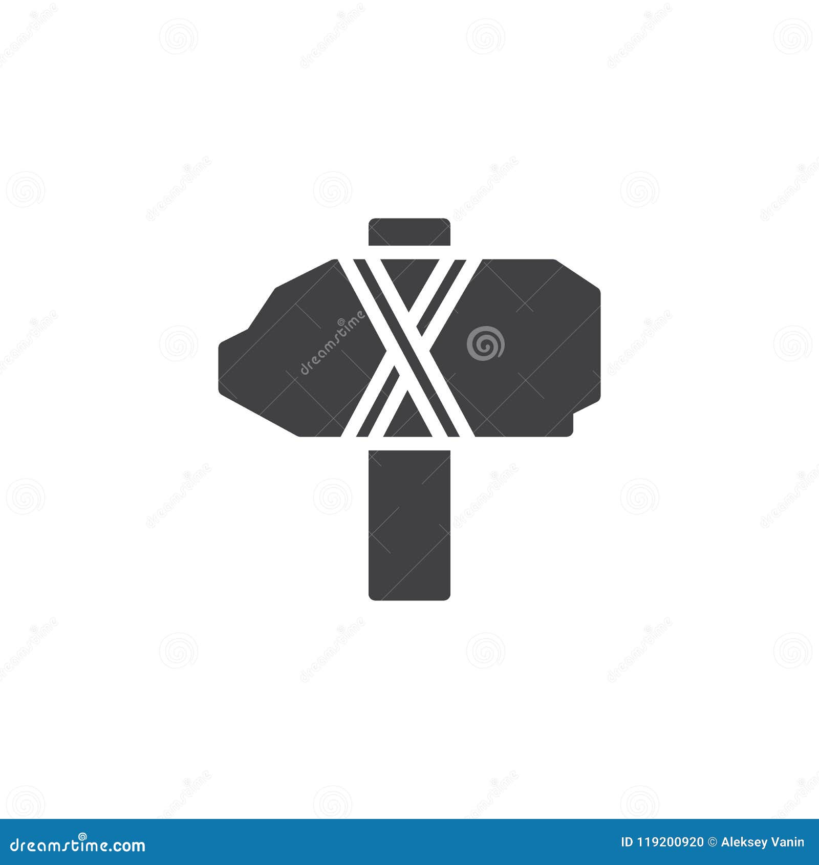 Ancient Stone Axe Vector Icon Stock Vector - Illustration of flat ...