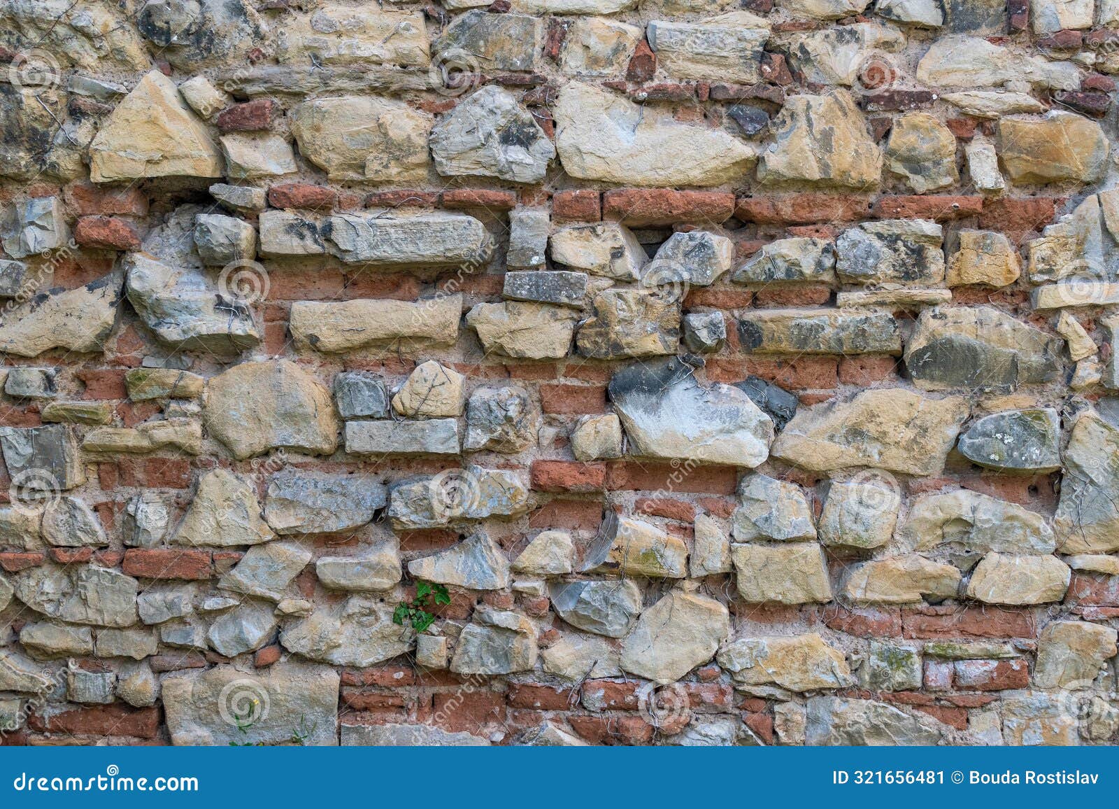 Ancient Stone Brick Wall Texture Historical Architecture Stock Image ...
