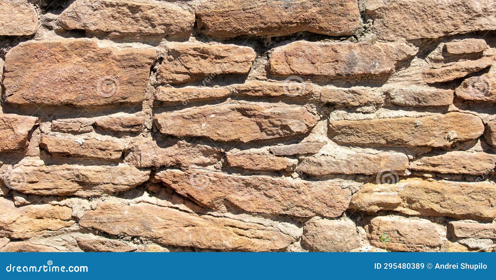 Ancient Stone Bricks in the Wall As a Background. Texture Stock Image ...