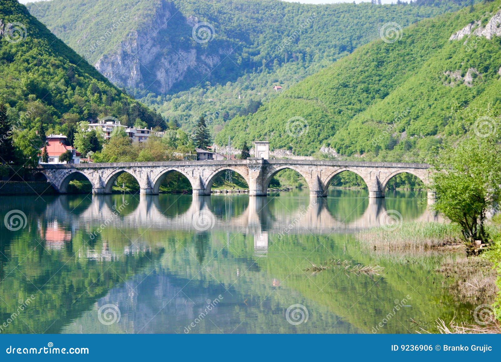 Dam On Drina River Royalty-Free Stock Image | CartoonDealer.com #42891238