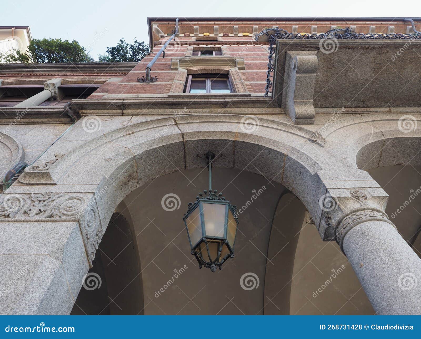 Ancient stone capital stock photo. Image of porch, capital - 268731428