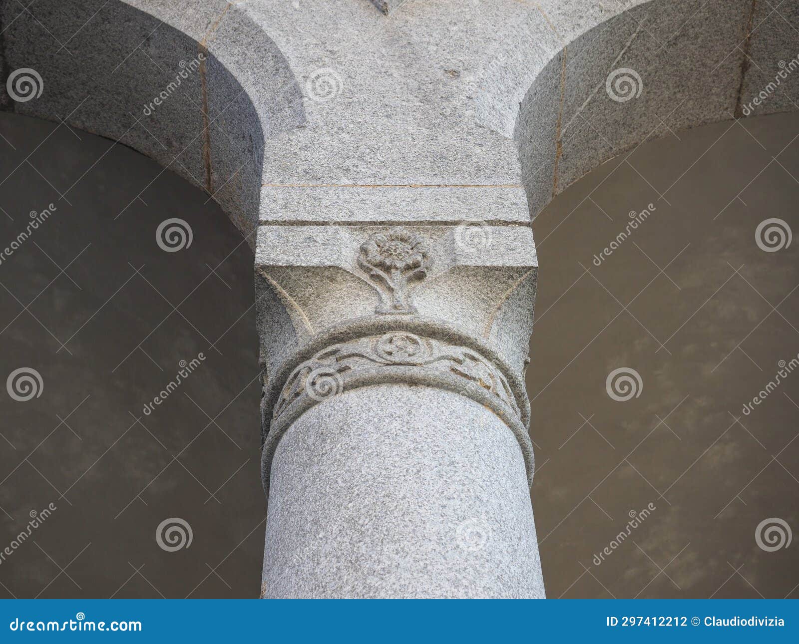 Ancient stone capital stock photo. Image of ancient - 297412212